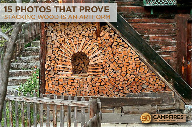 15 Photos That Prove Stacking Wood Is An Art Form - Outdoors with Bear ...