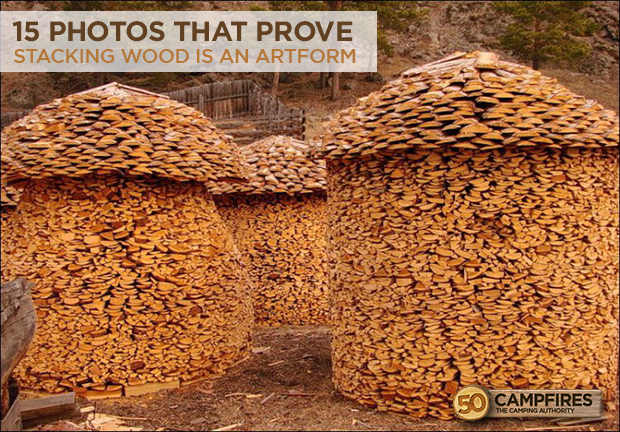 15 Photos That Prove Stacking Wood Is An Art Form - Outdoors with Bear ...