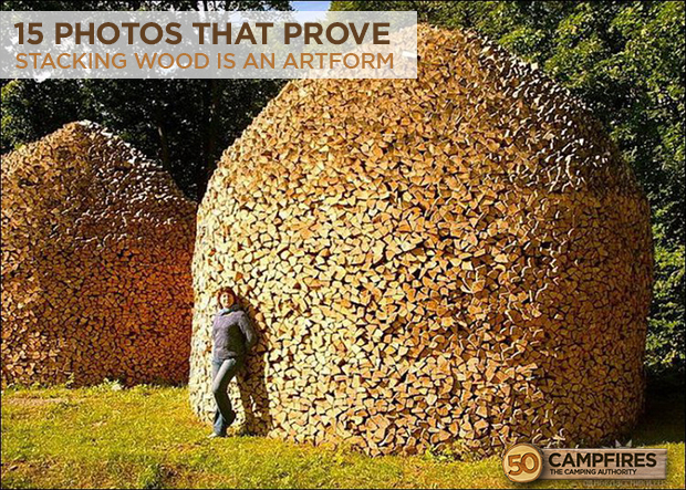 15 Photos That Prove Stacking Wood Is An Art Form - Outdoors with Bear ...