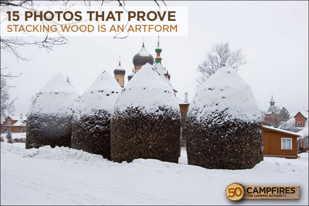 15 Photos That Prove Stacking Wood Is An Art Form - Outdoors with Bear ...
