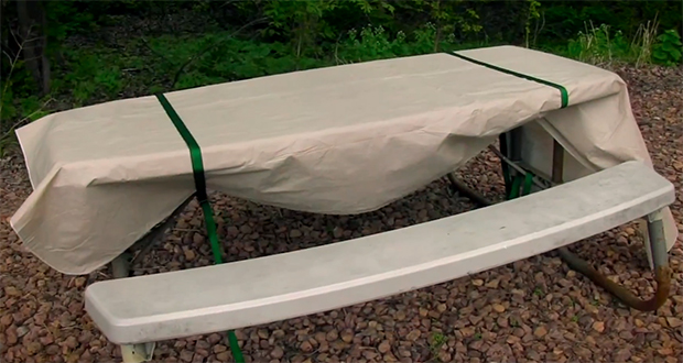 How To Easily Secure A Tablecloth - Outdoors with Bear Grylls