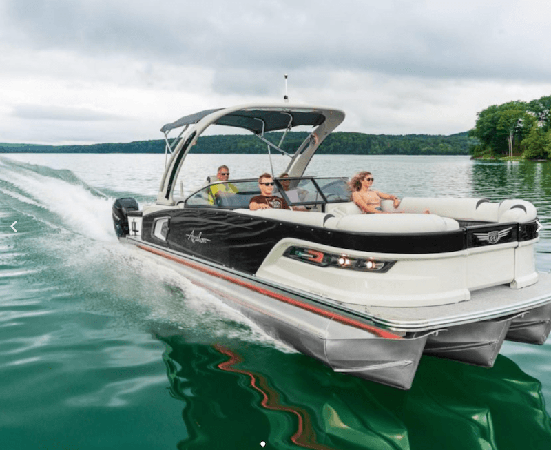 7 Stunning Luxury Pontoon Boats For 2020 - Outdoors with Bear Grylls