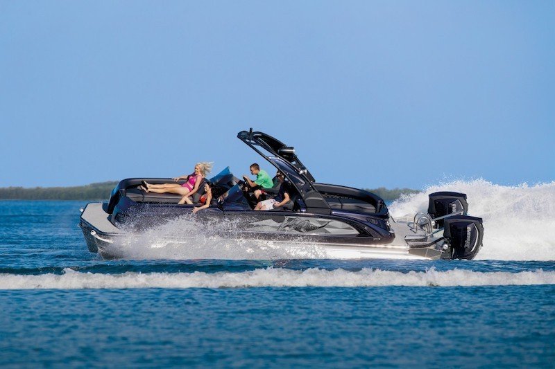 7 Stunning Luxury Pontoon Boats For 2020 - Outdoors with Bear Grylls